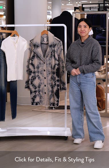 NIC+ZOE Diamond Pattern Coat | Nordstromrack
