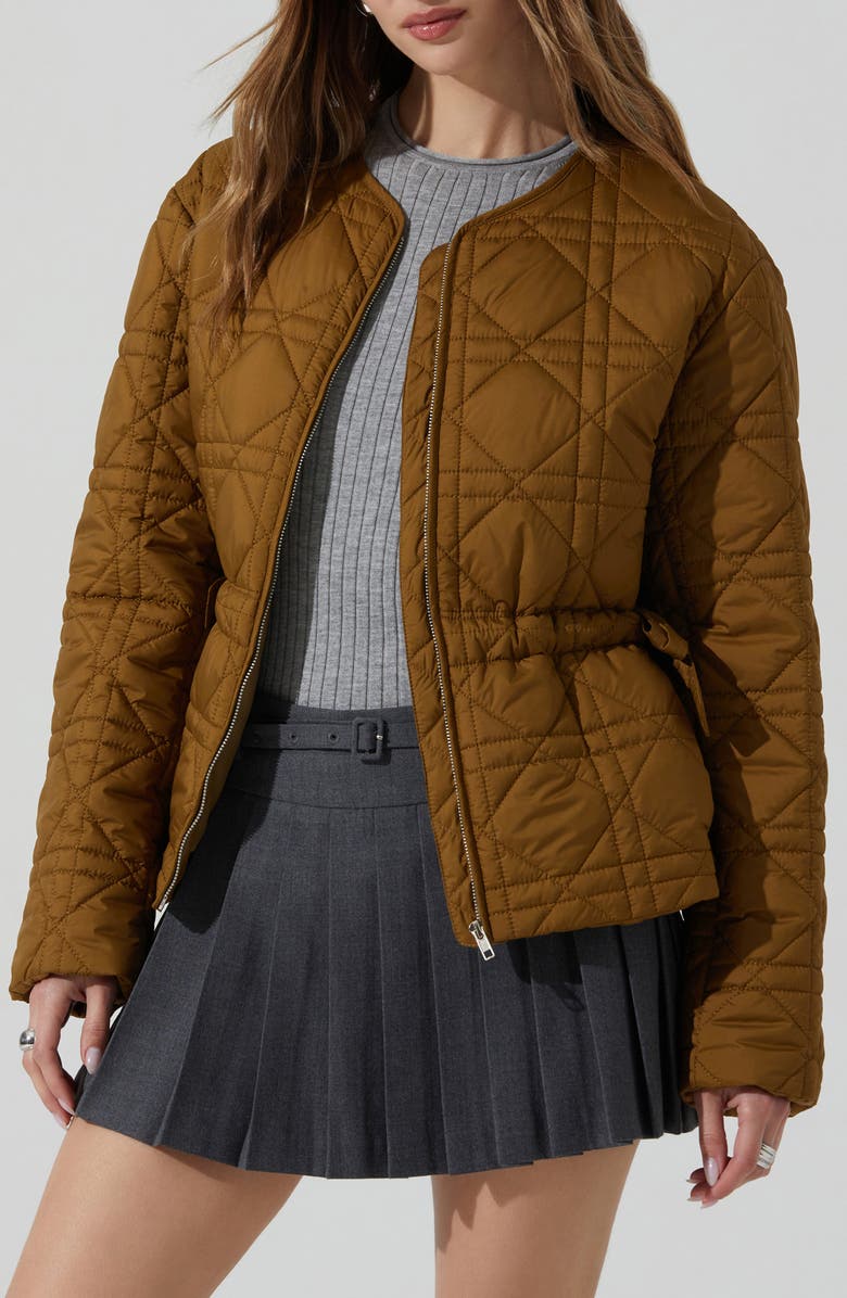 ASTR the Label Joslyn Diamond Quilted Jacket | Nordstromrack