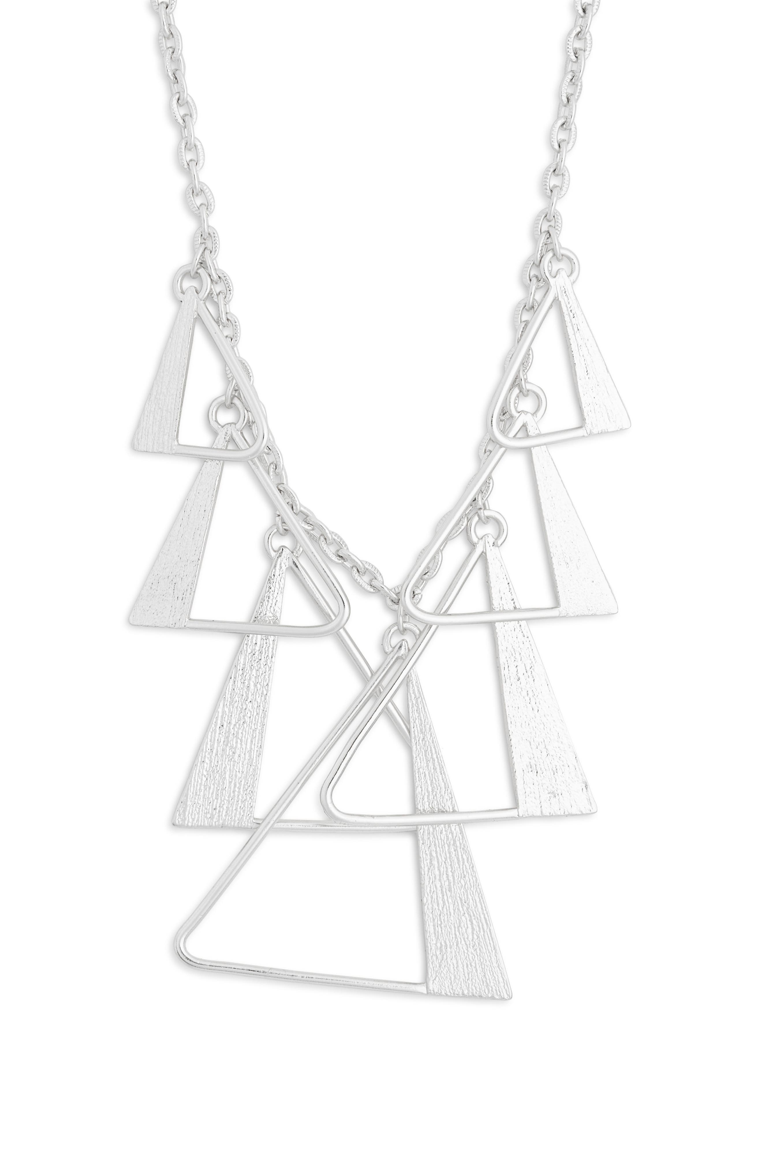 Karine Sultan Geometric Triangle Necklace | Nordstromrack