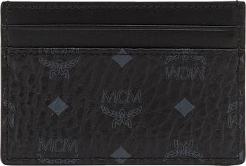 MCM Mini Visetos Coated Canvas Card Case | Nordstromrack
