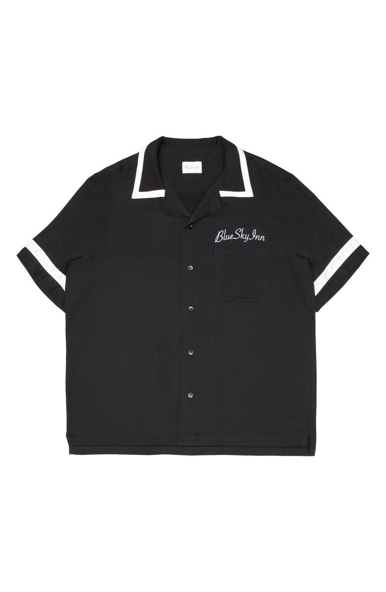 Blue Sky Inn Waiter Embroidered Logo Camp Shirt | Nordstrom