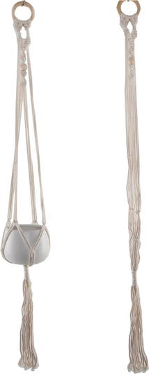 FLORA BUNDA 39" Single Beaded Macramé Plant Hanger | Nordstromrack