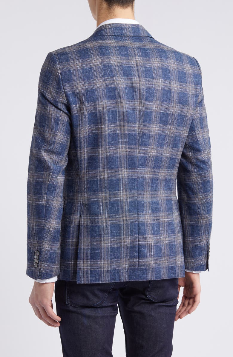 BOSS Hutson Plaid Wool Blend Sport Coat | Nordstromrack