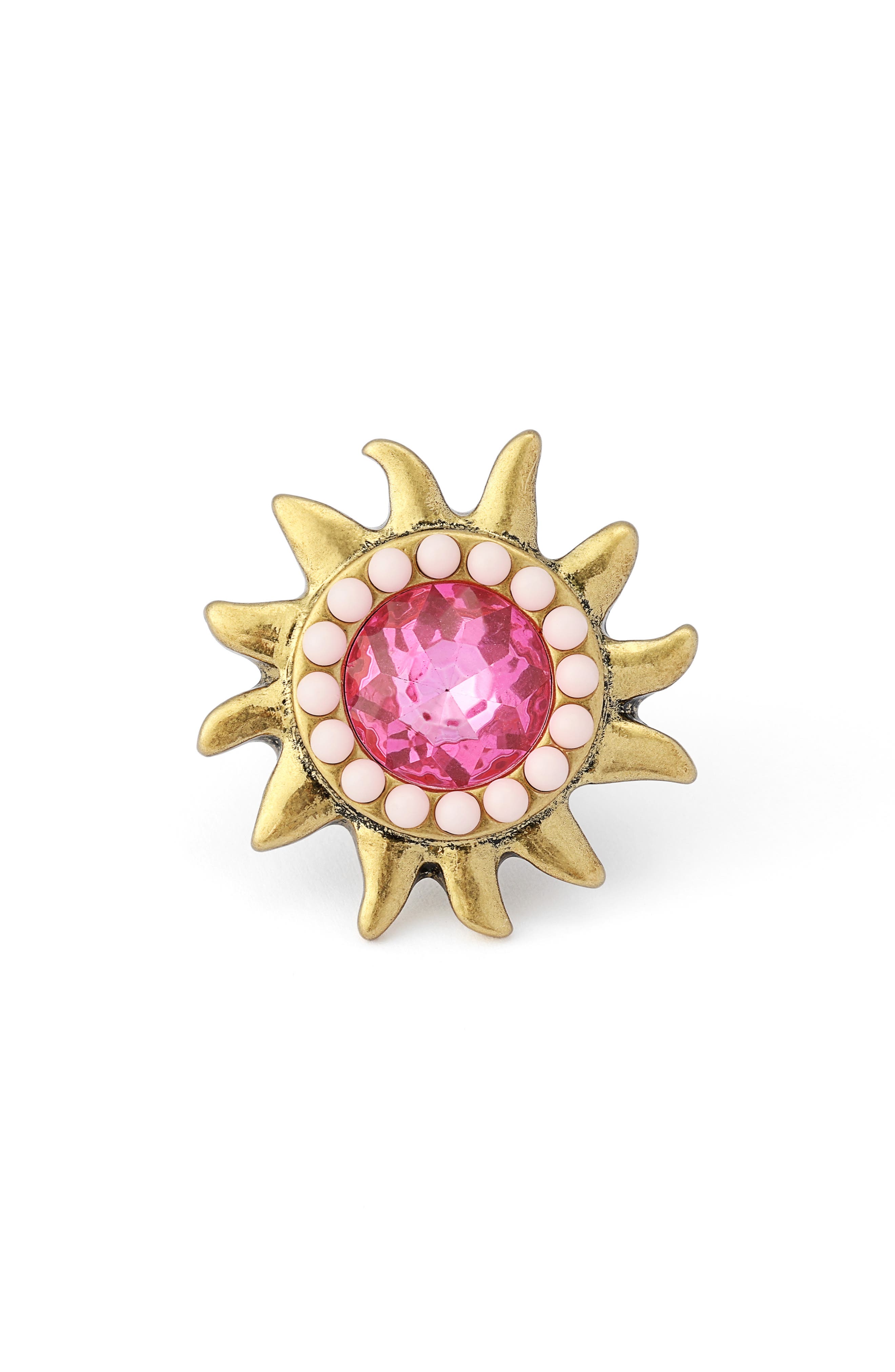 Kurt Geiger London Pavé Stone Sun Cocktail Ring | Nordstrom