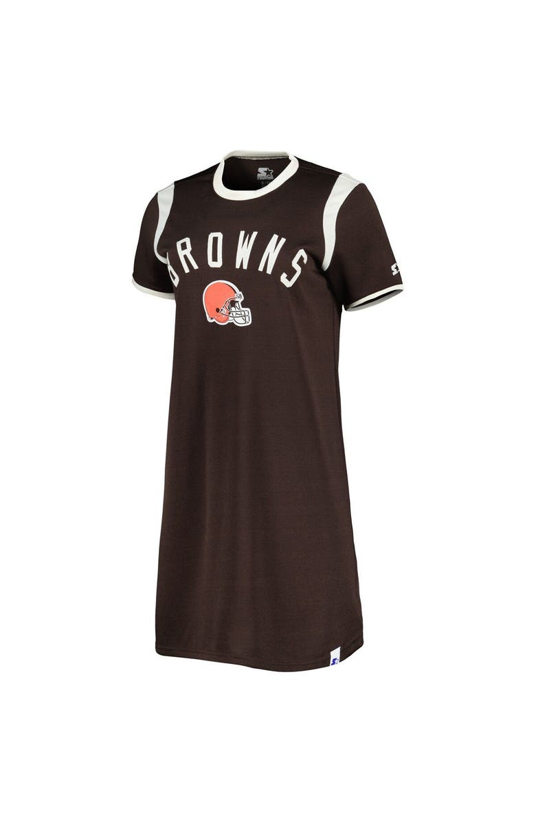 STARTER Women's Starter Brown/Cream Cleveland Browns Playoff Sneaker ...
