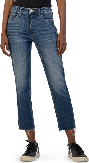 KUT from the Kloth Rachael Fab Ab Crop Mom Jeans | Nordstrom