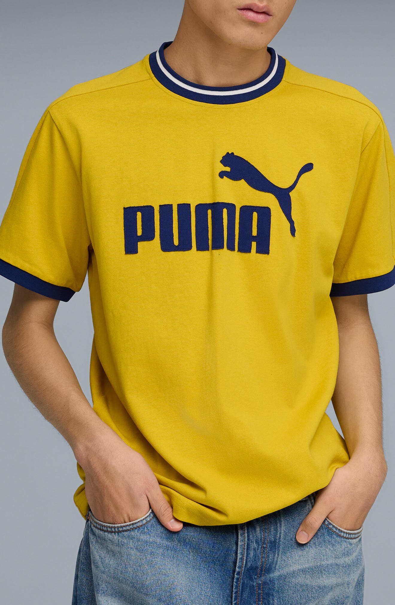 PUMA T7 Logo Ringer T-Shirt | Nordstrom