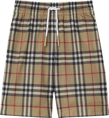 Burberry Check Mesh Shorts | Nordstrom