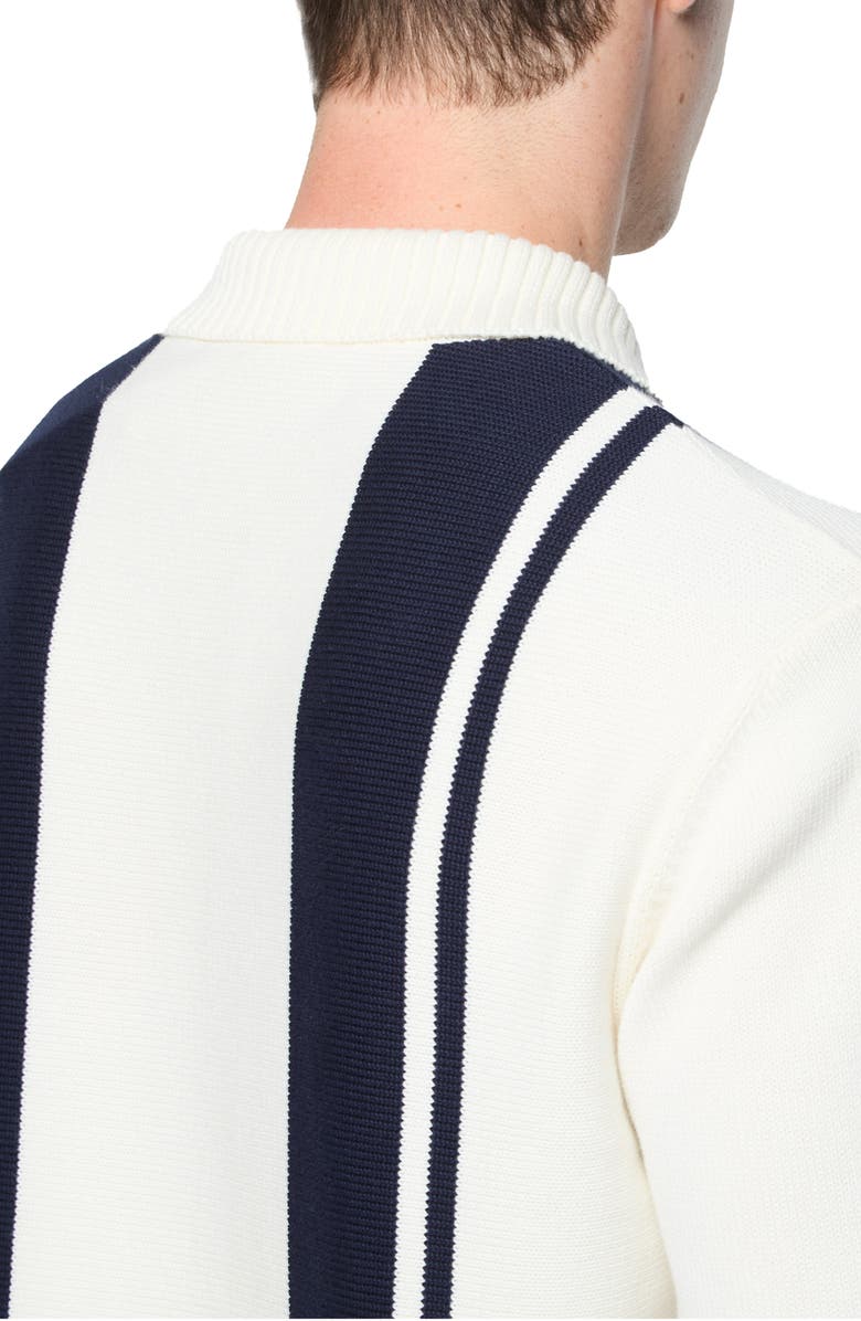 Sergio Tacchini Young Line Long Sleeve Cotton Knit Polo | Nordstromrack