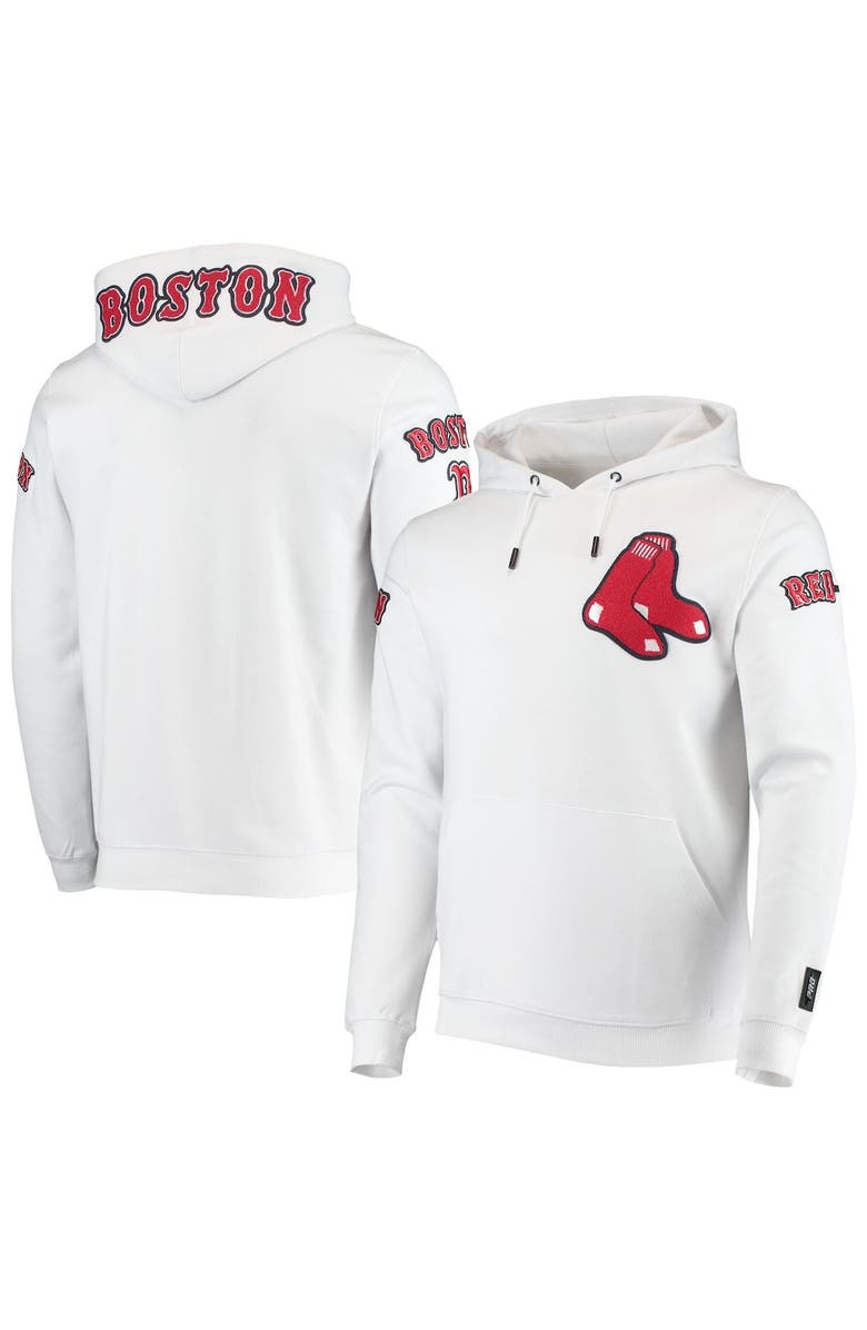 PRO STANDARD Men's Pro Standard White Boston Red Sox Logo Pullover ...