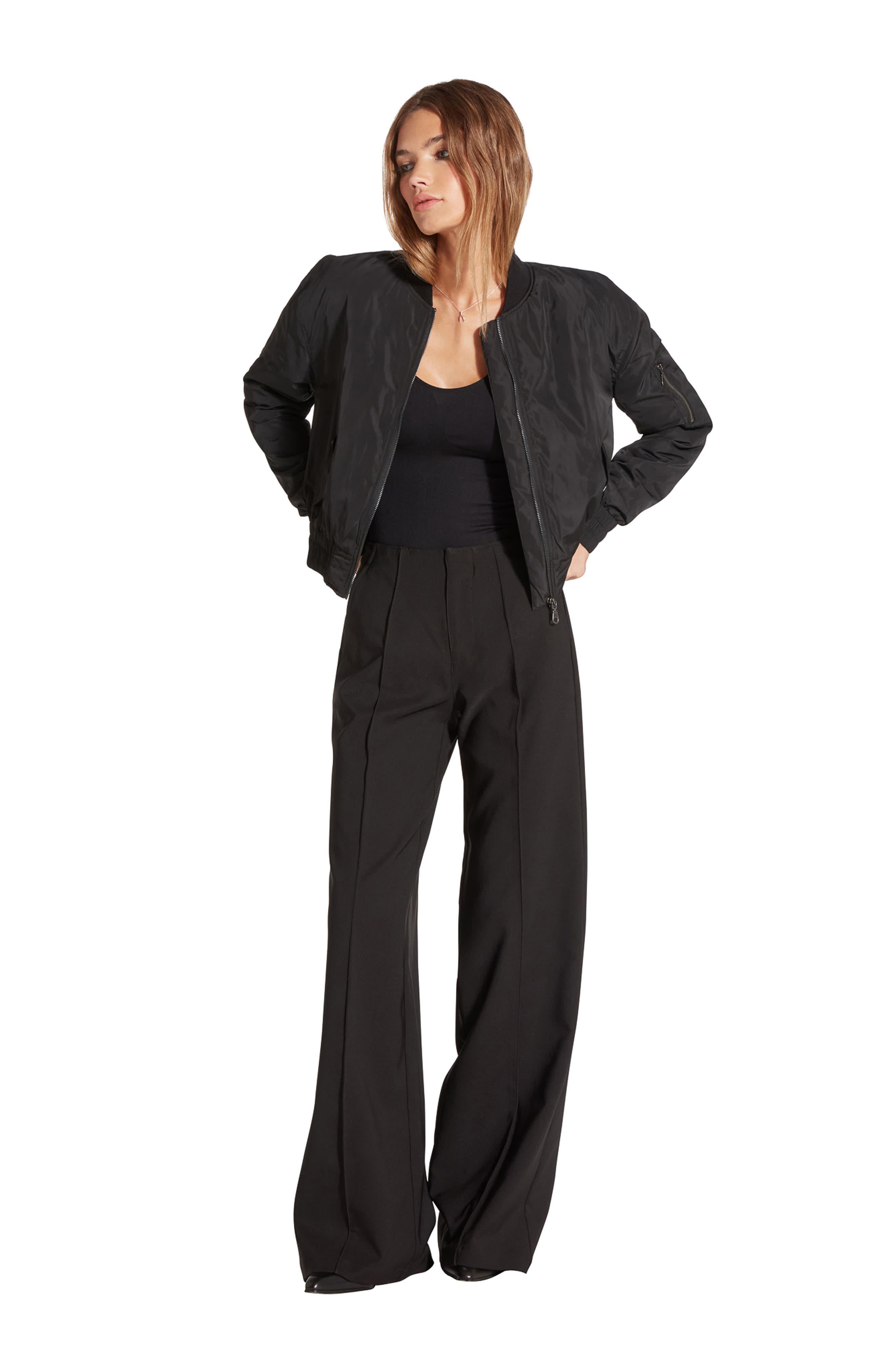 WISHLIST Cropped Bomber Jacket | Nordstromrack