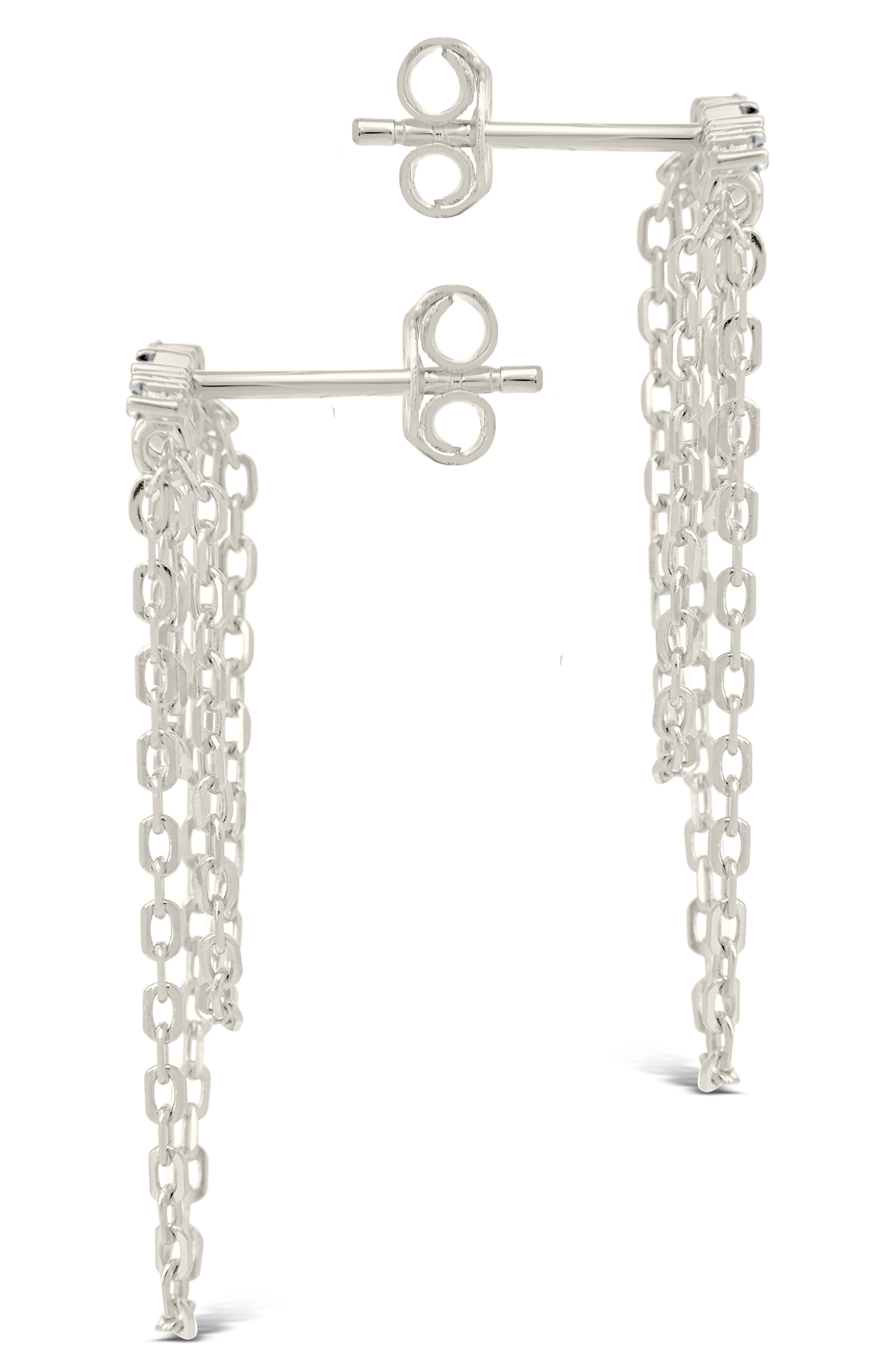 Sterling Forever 14K Gold Plated Sterling Silver Phoebe Chain Drop ...