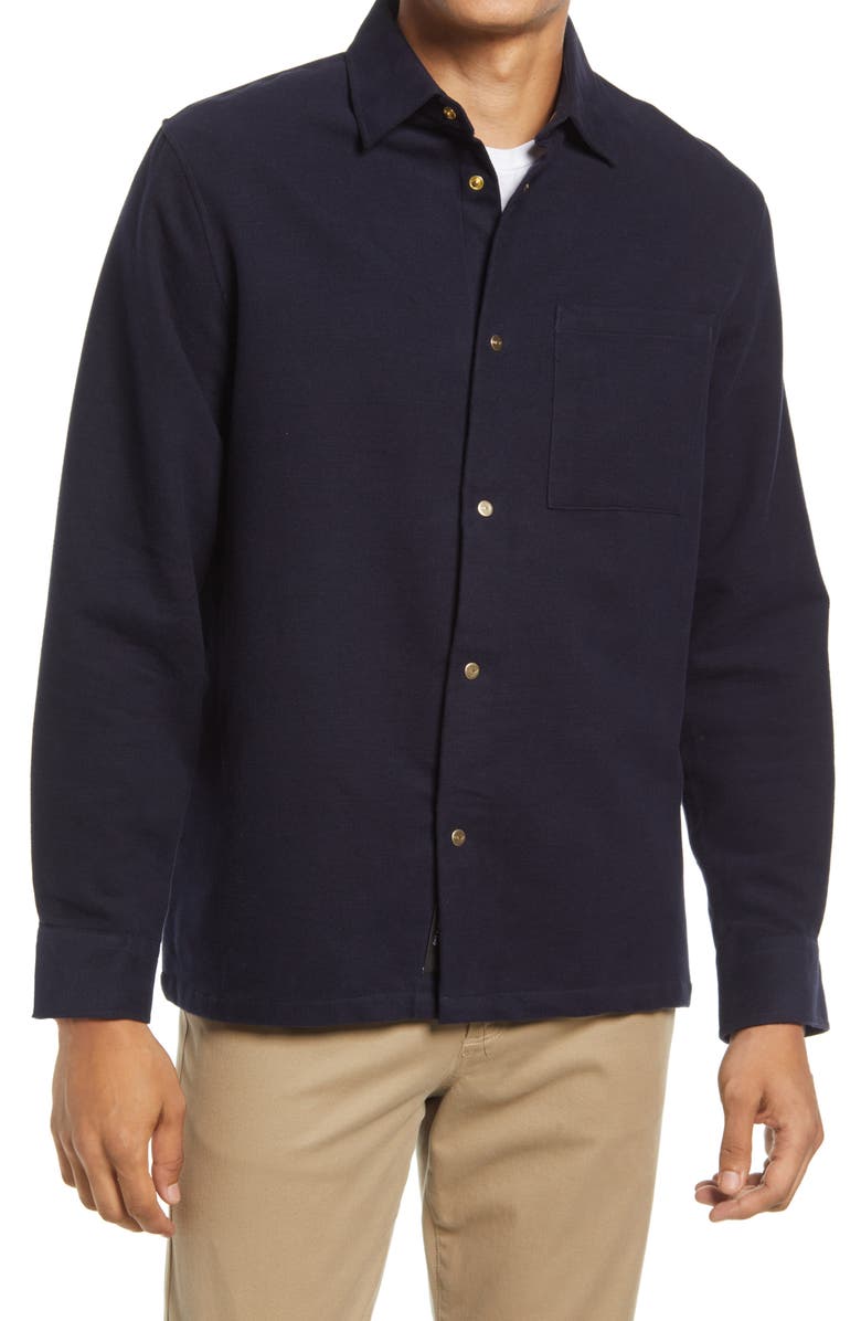 NN07 Basso Cotton Shirt Jacket | Nordstromrack
