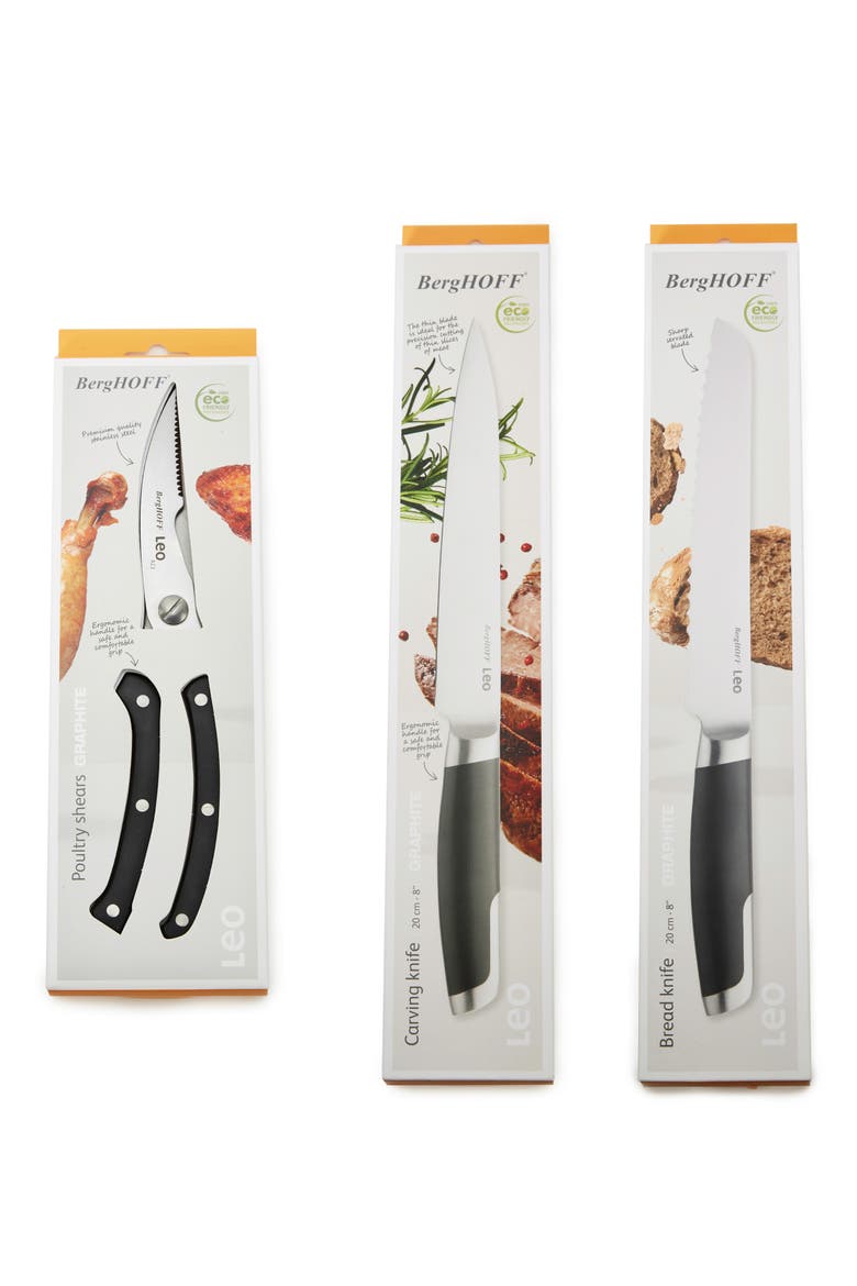 Leo Graphite 3-Piece Knife Set | Nordstromrack