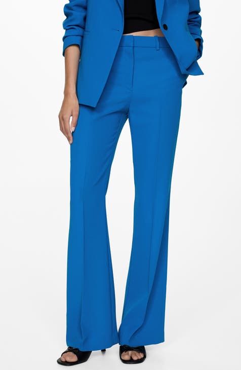 Women's Blue Wide-Leg Pants | Nordstrom