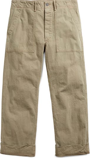 Double RL RRL Cotton Herringbone Utility Pants | Nordstrom
