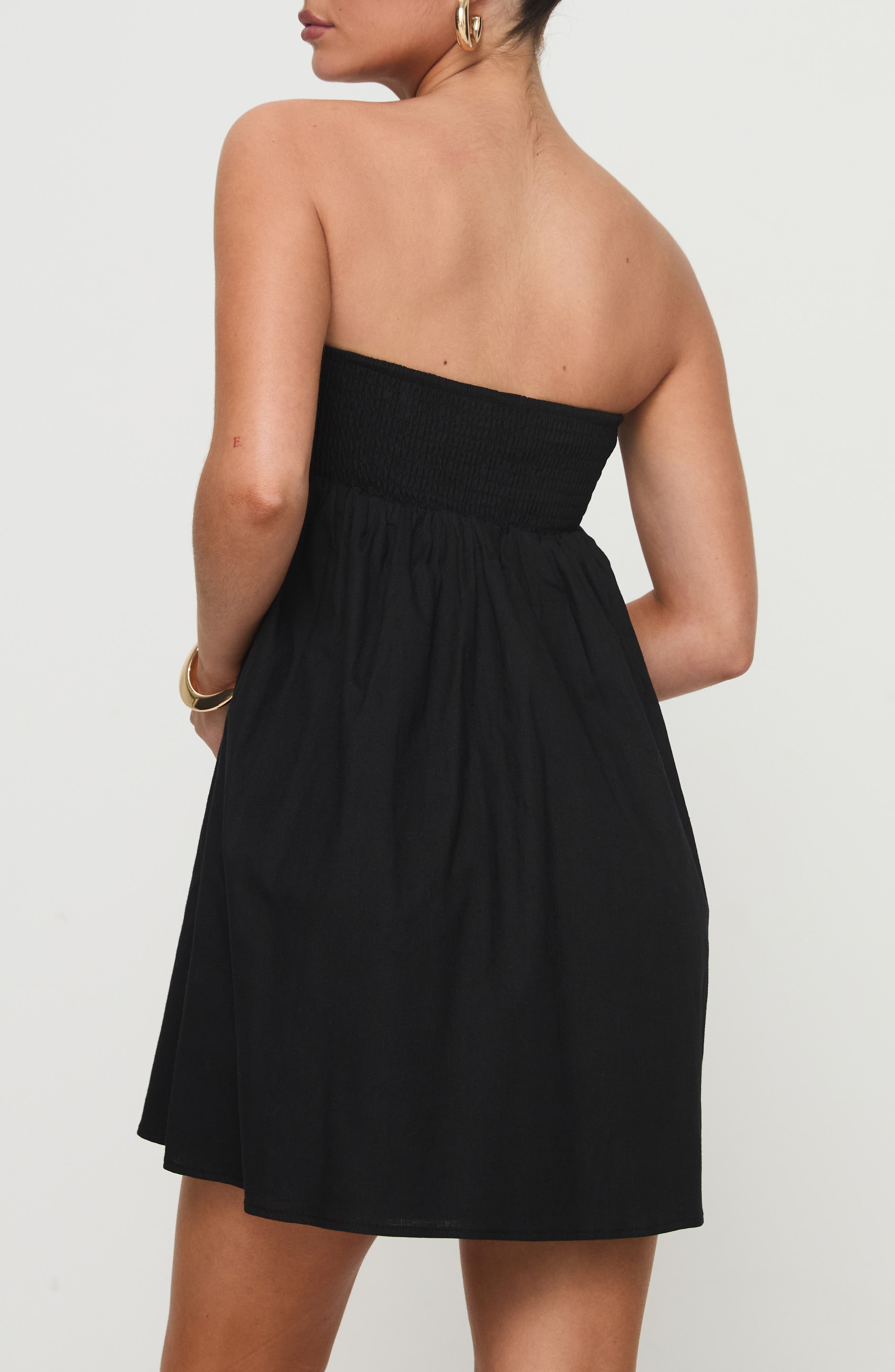 Princess Polly Osment Strapless Babydoll Minidress | Nordstromrack