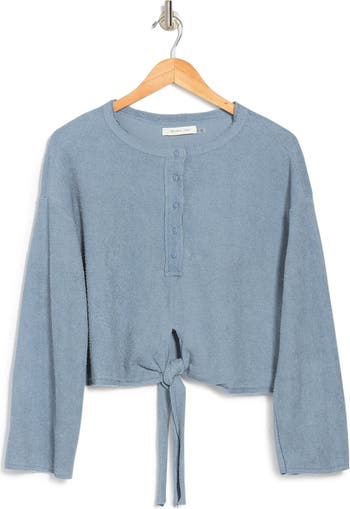 MUSTARD SEED Textured Front Knot Top | Nordstromrack