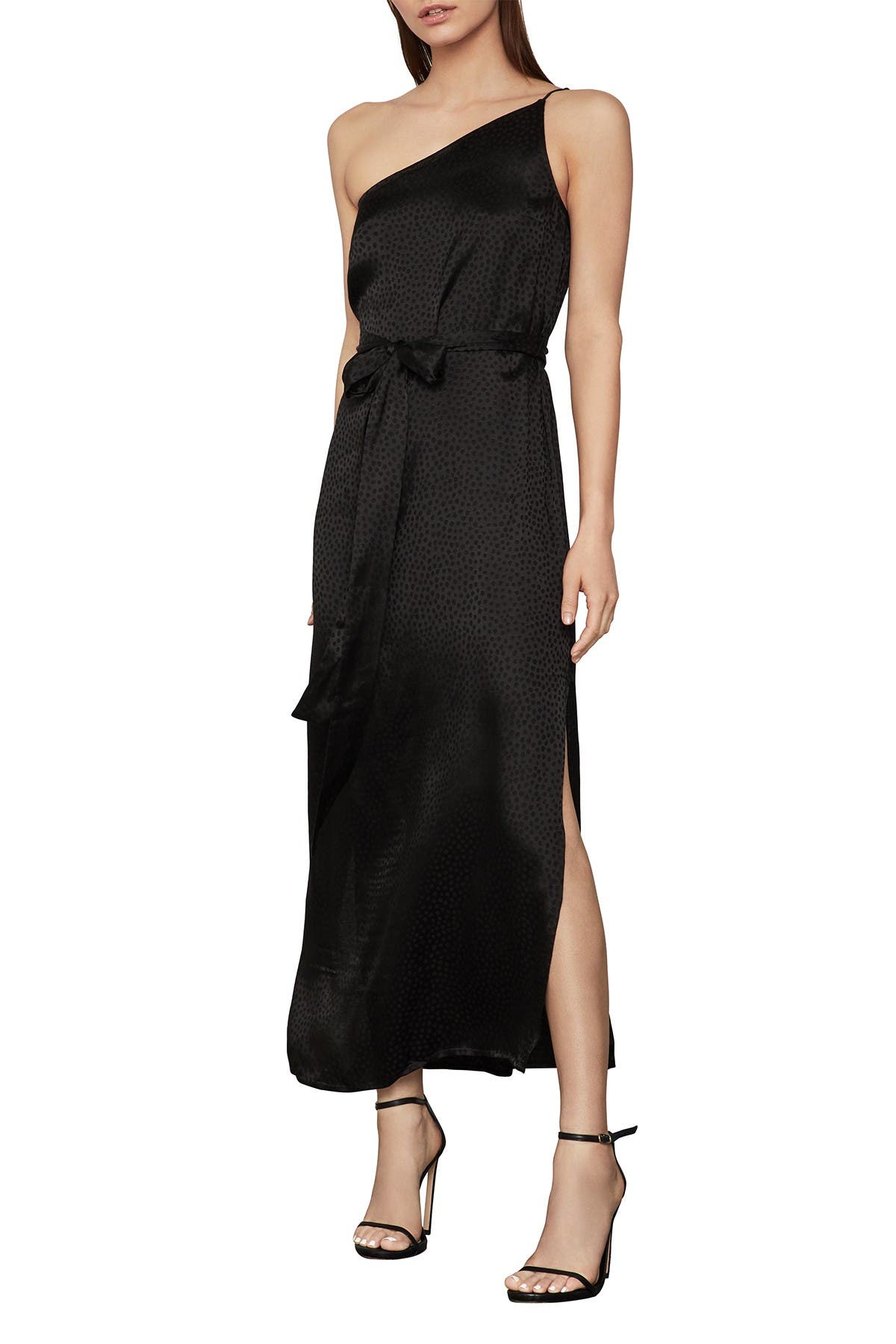 BCBGMAXAZRIA Dotted Satin Cocktail Dress | Nordstromrack