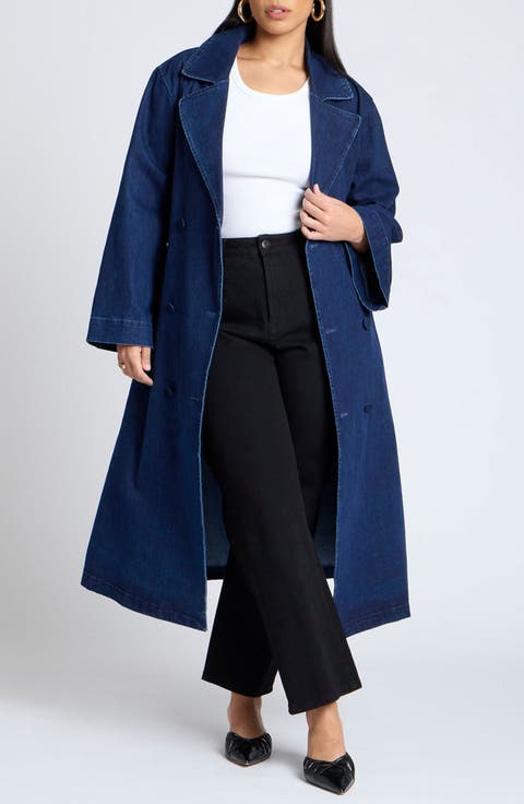 Women's Blue Trench Coats | Nordstrom