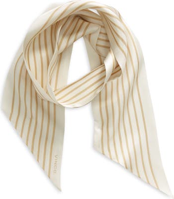 Vince Stripe Silk Ribbon Scarf | Nordstrom