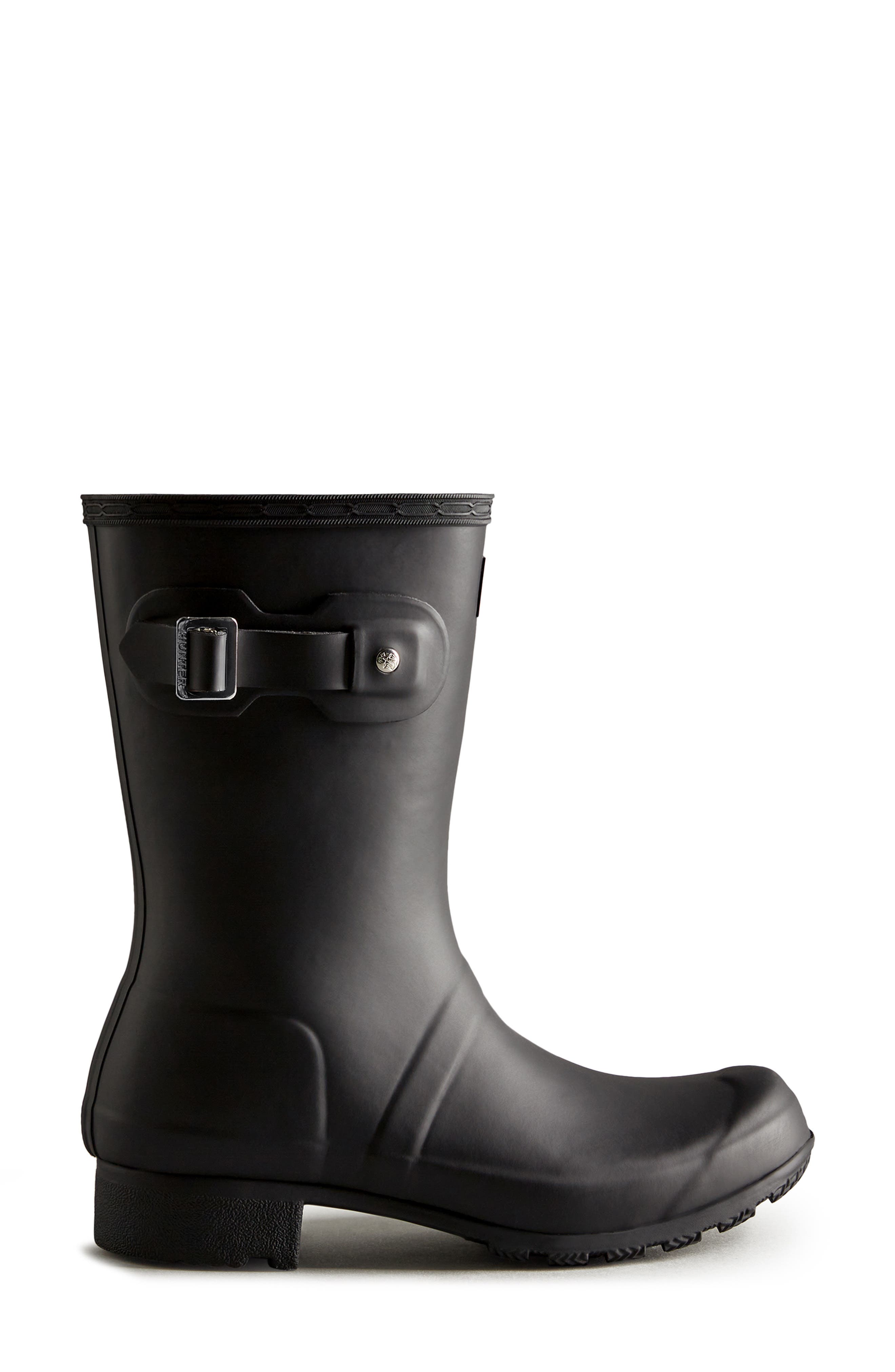 Hunter Original Tour Short Packable Waterproof Rain Boot (Women ...