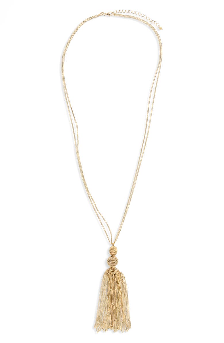 Panacea Chain Tassel Pendant Necklace | Nordstromrack