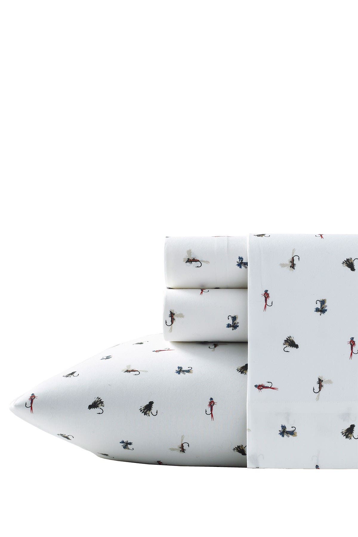 Fishing Flies Twin Sheet Set - White | Nordstromrack