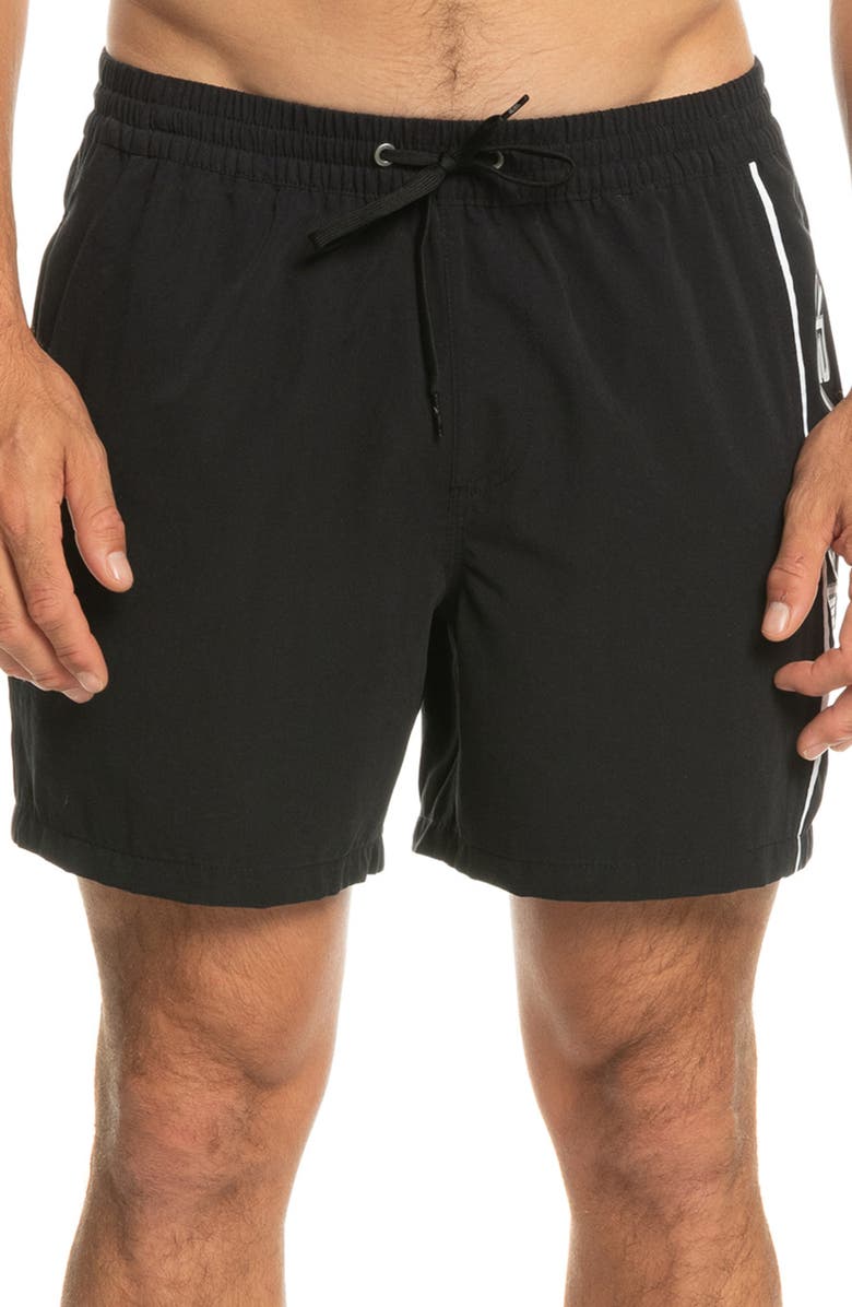Quiksilver Everyday Logo Tape Swim Trunks | Nordstromrack