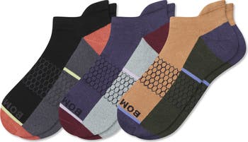 Bombas Assorted 3-Pack Stripe Ankle Socks | Nordstrom