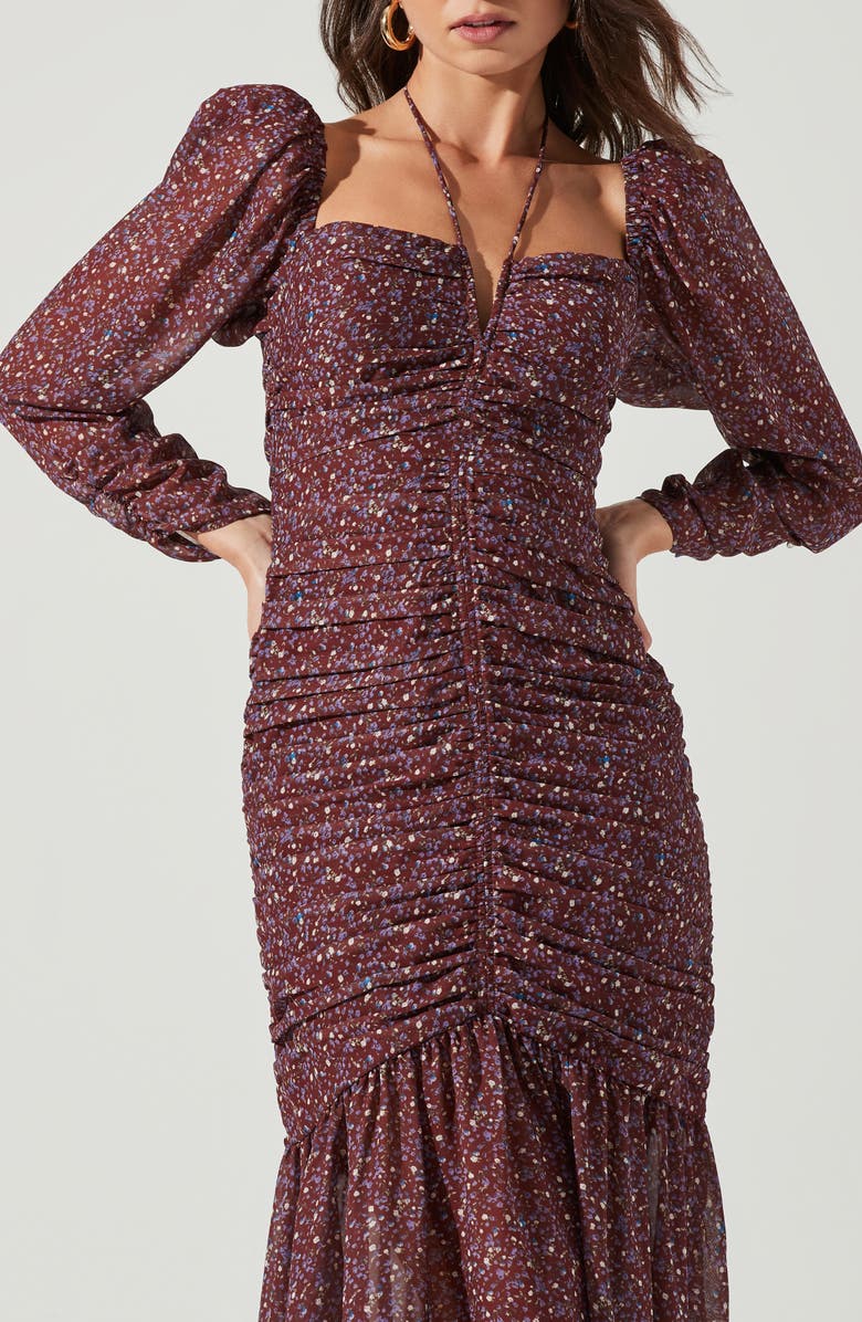ASTR the Label Athena Floral Long Sleeve Maxi Dress | Nordstromrack