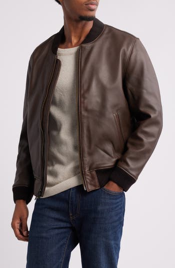 Frye Leather Bomber Jacket | Nordstrom