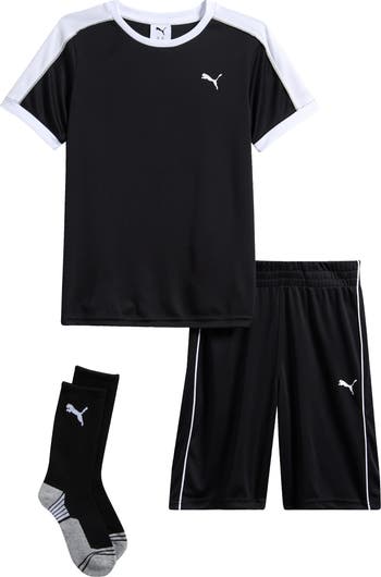 PUMA Kids' Performance T-Shirt, Shorts & Socks Set | Nordstromrack