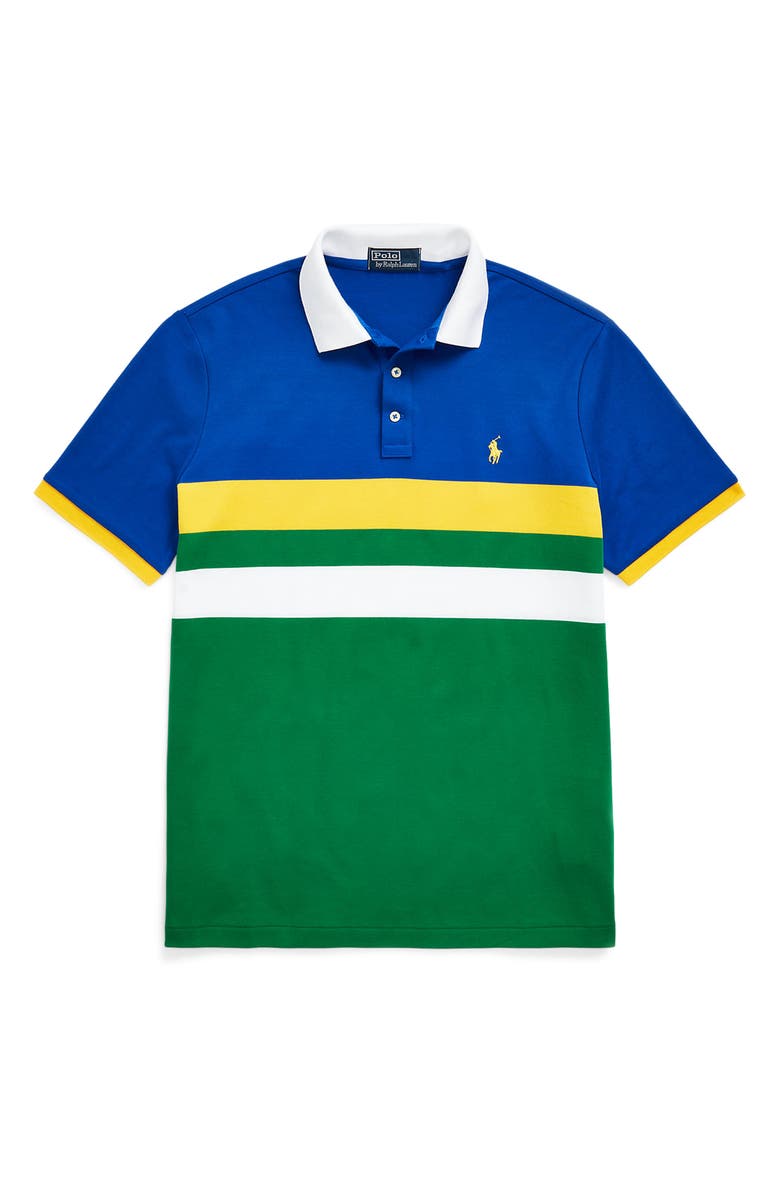 Polo Ralph Lauren Classic Fit Colorblock Logo Embroidered Polo | Nordstrom