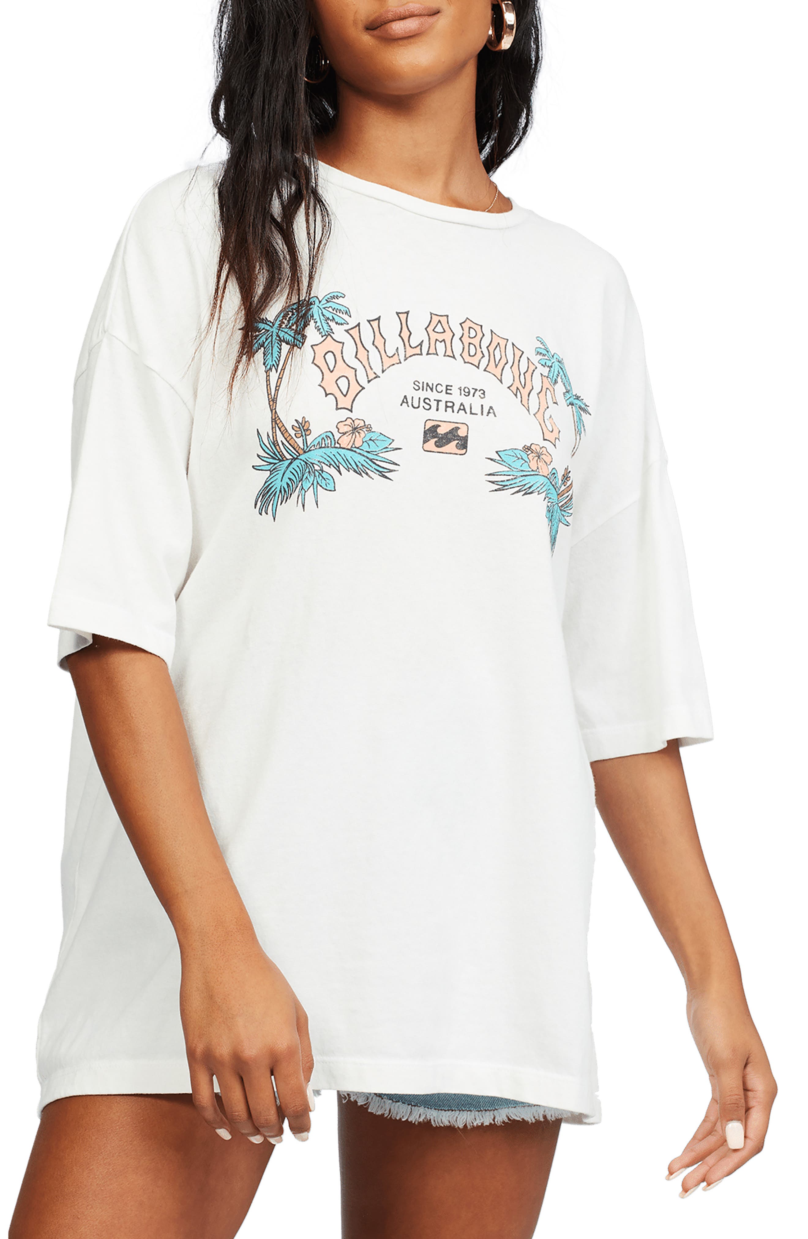 Heritage Palms Oversize Graphic Tee (Women) | Nordstromrack