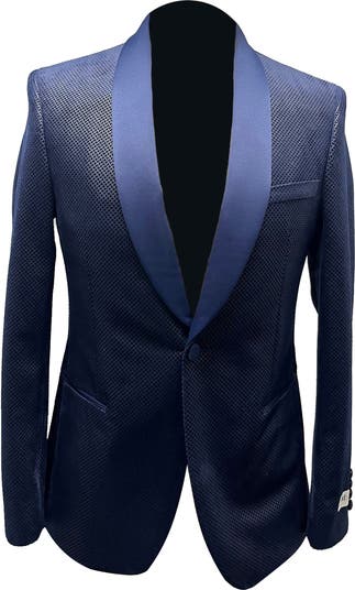 Ike Behar Velvet Shawl Collar One-Button Jacket | Nordstromrack