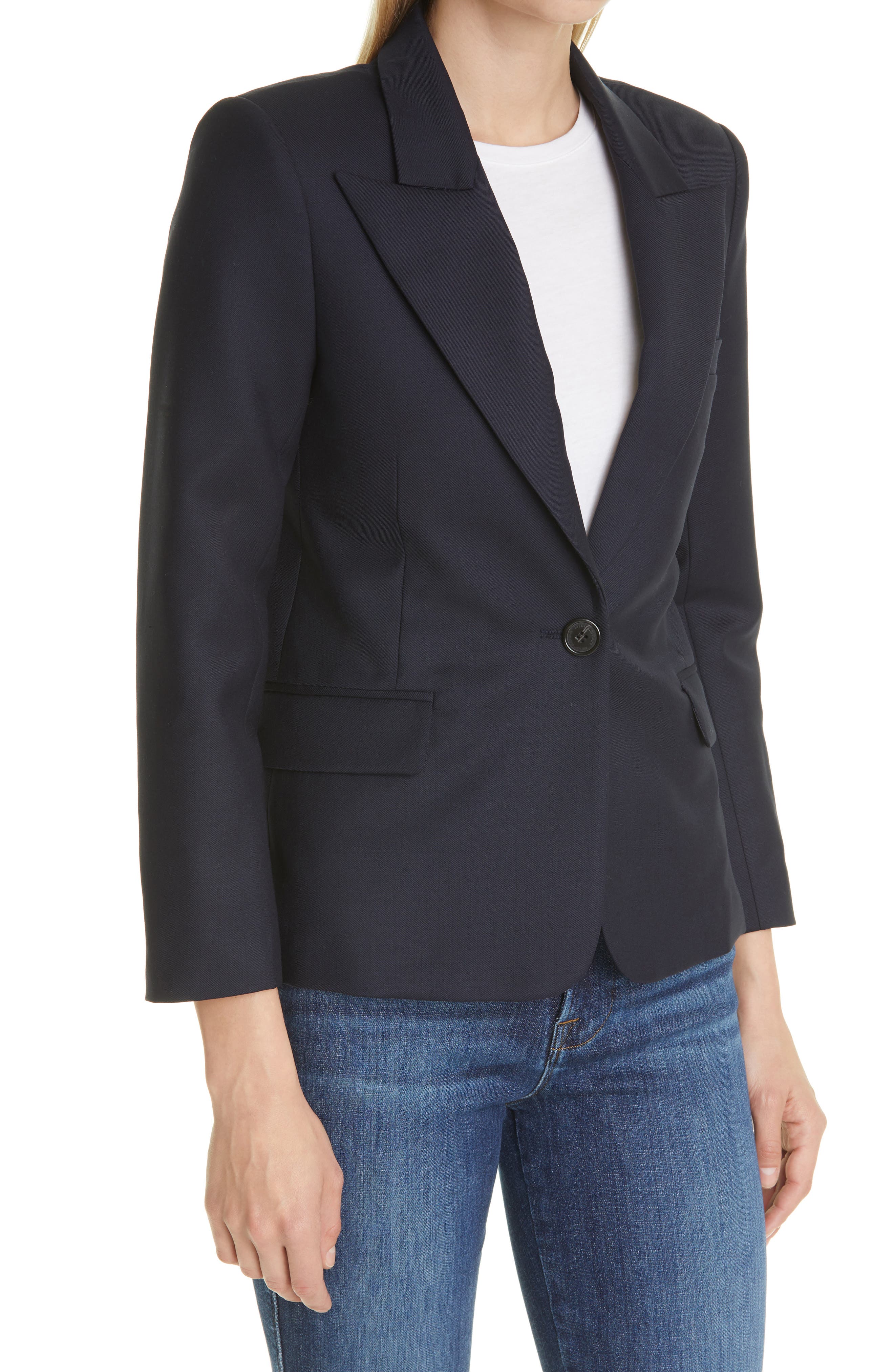 Nili Lotan Serge One-Button Blazer | Nordstrom