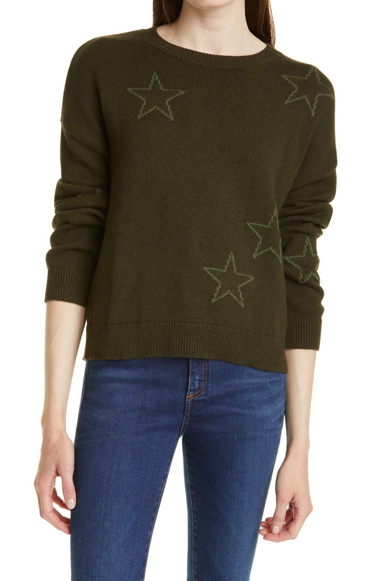 Rails Perci Outline Stars Cotton & Cashemere Sweater | Nordstromrack
