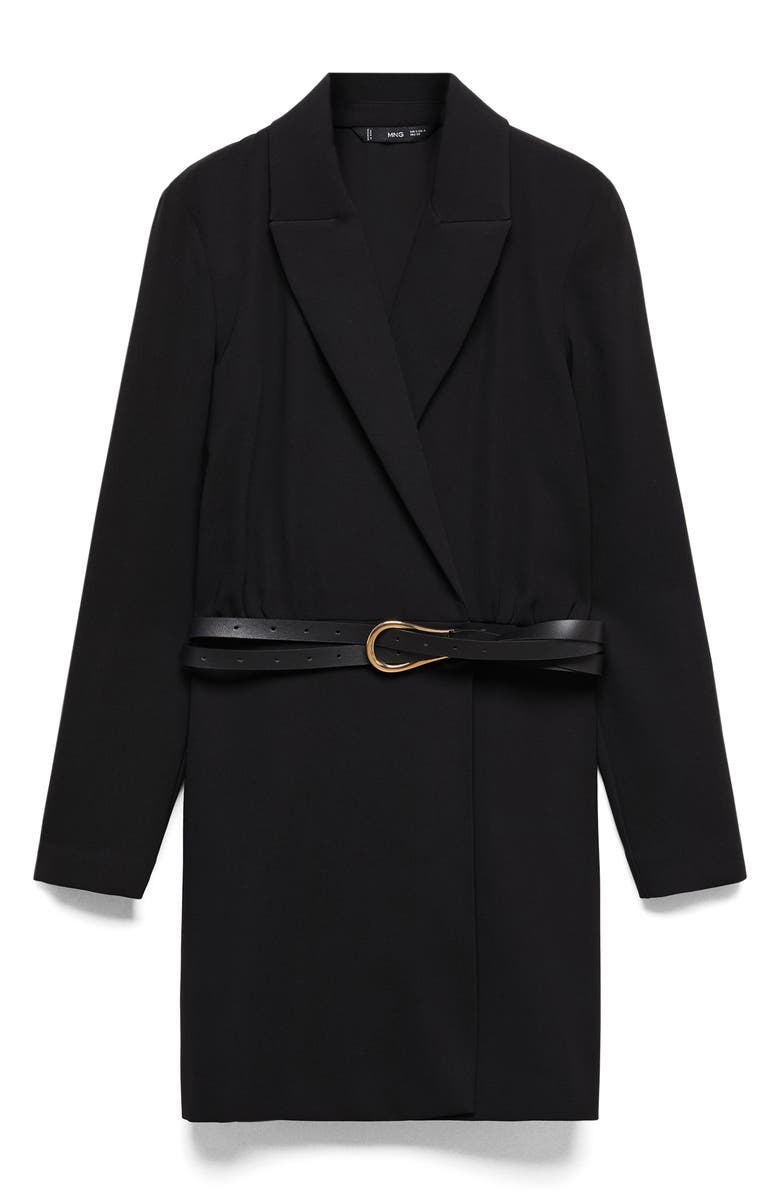 MANGO Fabiana Belted Long Sleeve Blazer Dress | Nordstromrack