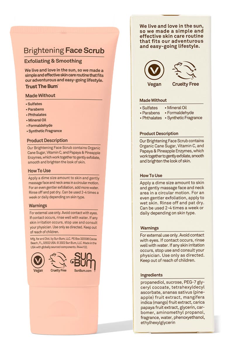 Sun Bum Brightening Face Scrub | Nordstromrack