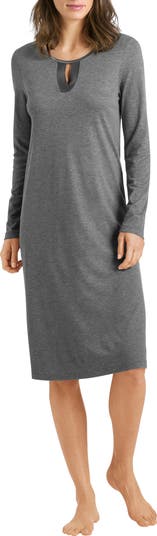 Hanro Fia Long Sleeve Nightgown | Nordstrom