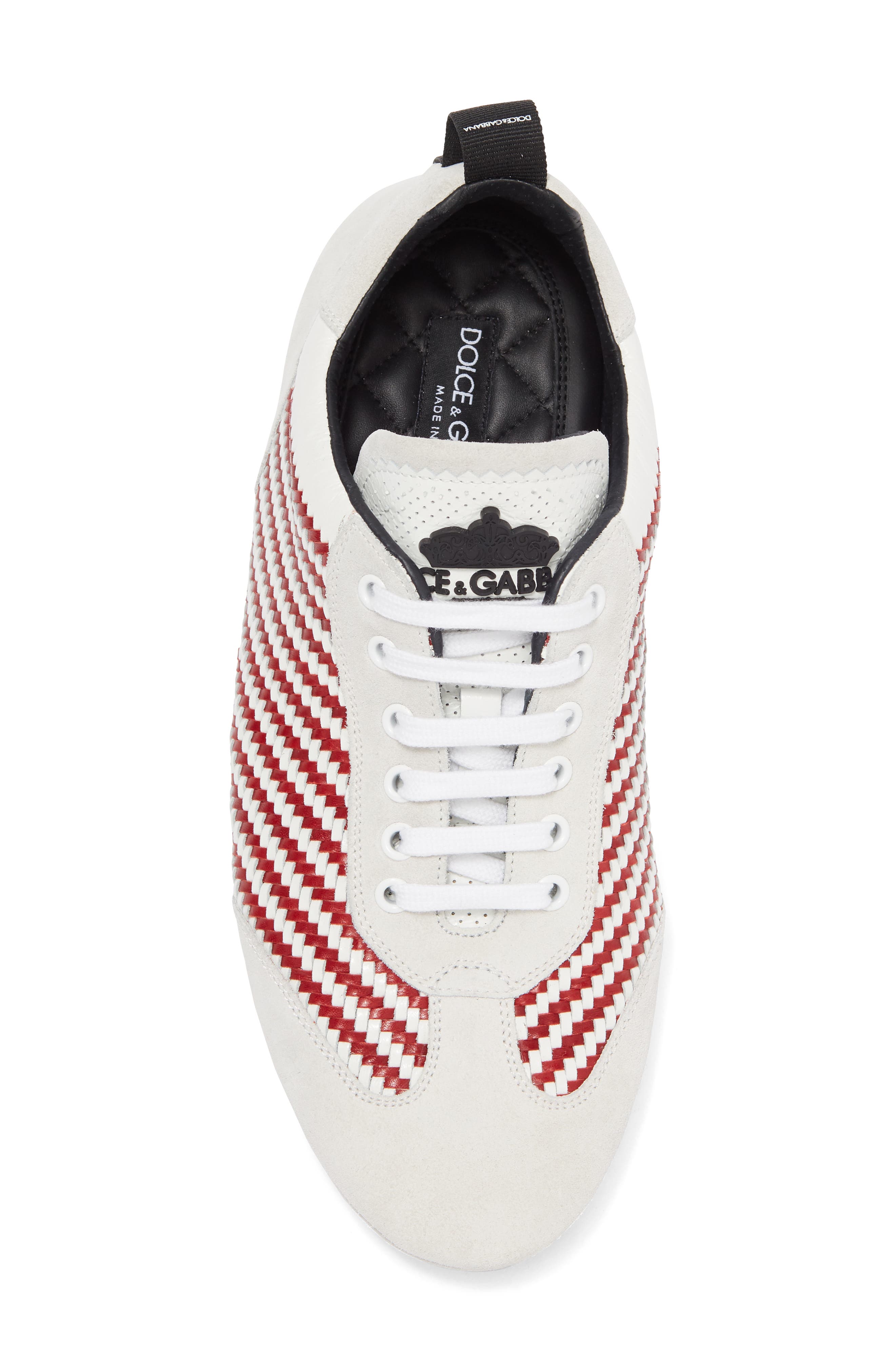 Dolce&Gabbana Woven Leather Sneaker (Men) | Nordstromrack