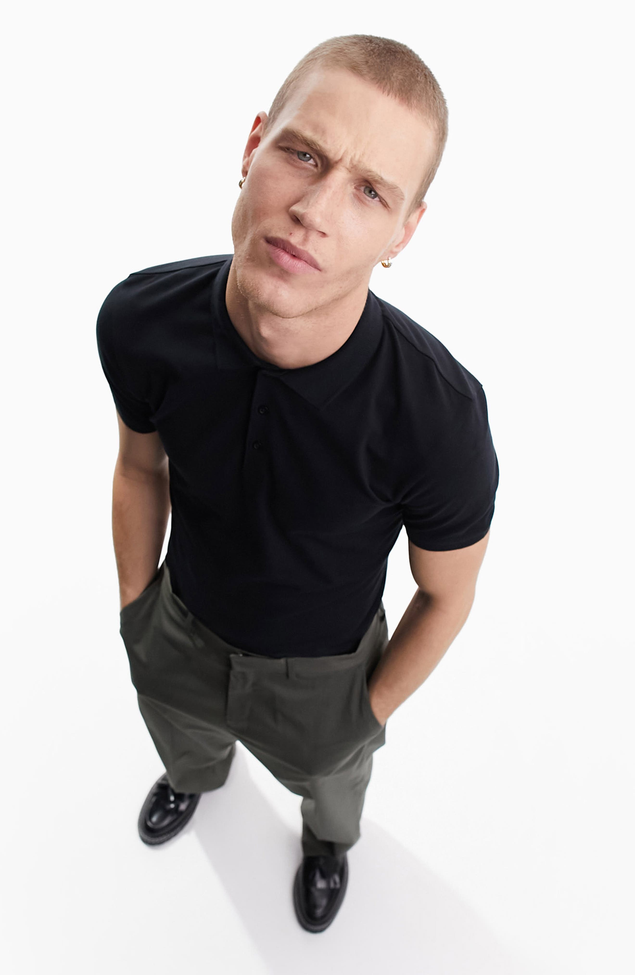 ASOS DESIGN Muscle Fitted Polo | Nordstromrack
