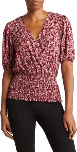 1.STATE Short Puff Sleeve Big Smock Top | Nordstromrack