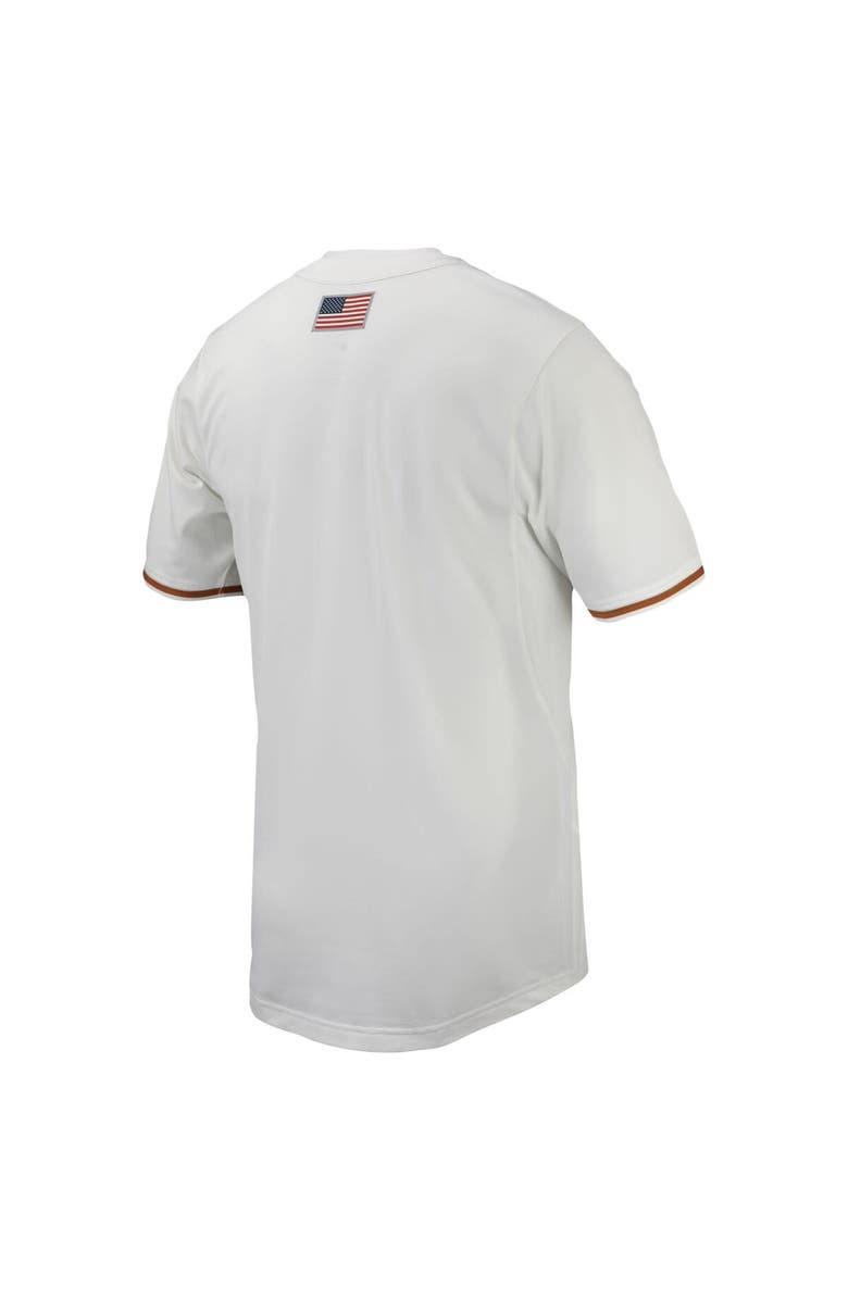 Nike Men's Nike White Texas Longhorns Replica Full-Button Baseball ...