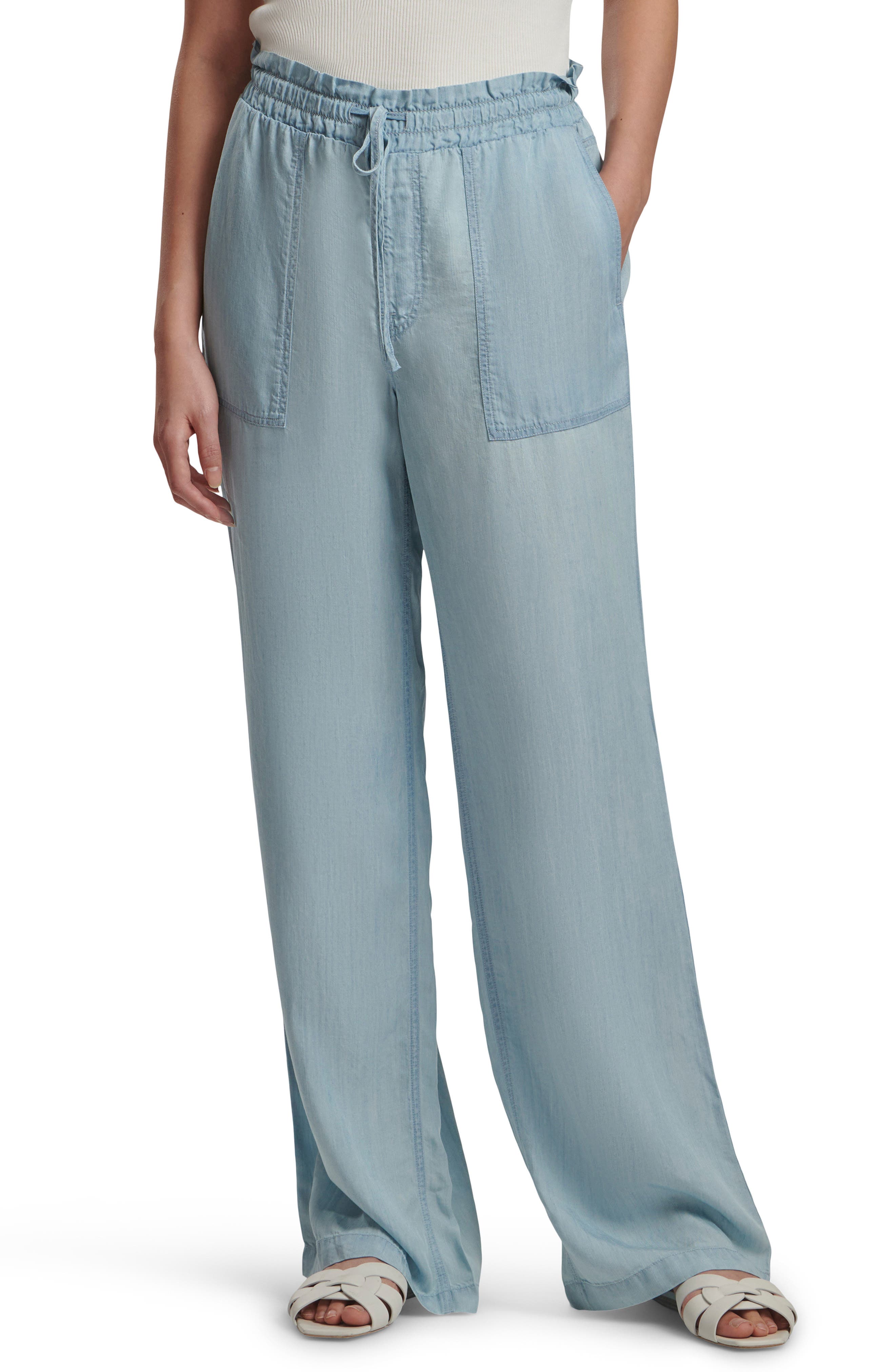 JEN7 by 7 For All Mankind The Traveler Drawstring Tencel® Pants ...