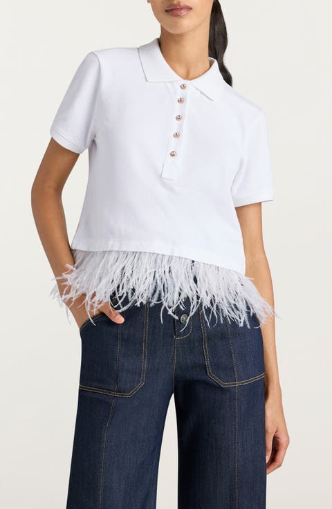 Women's Feather Tops | Nordstrom