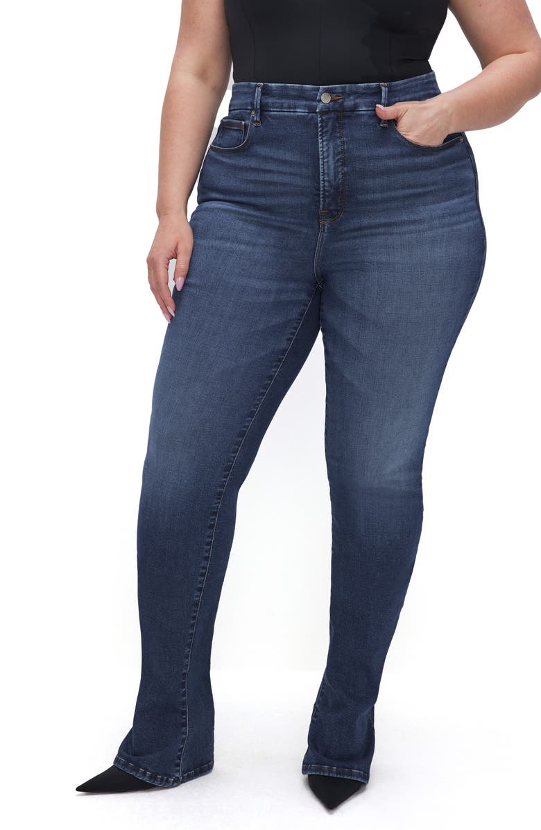 Good American Good Legs Crop Micro Bootcut Jeans | Nordstromrack