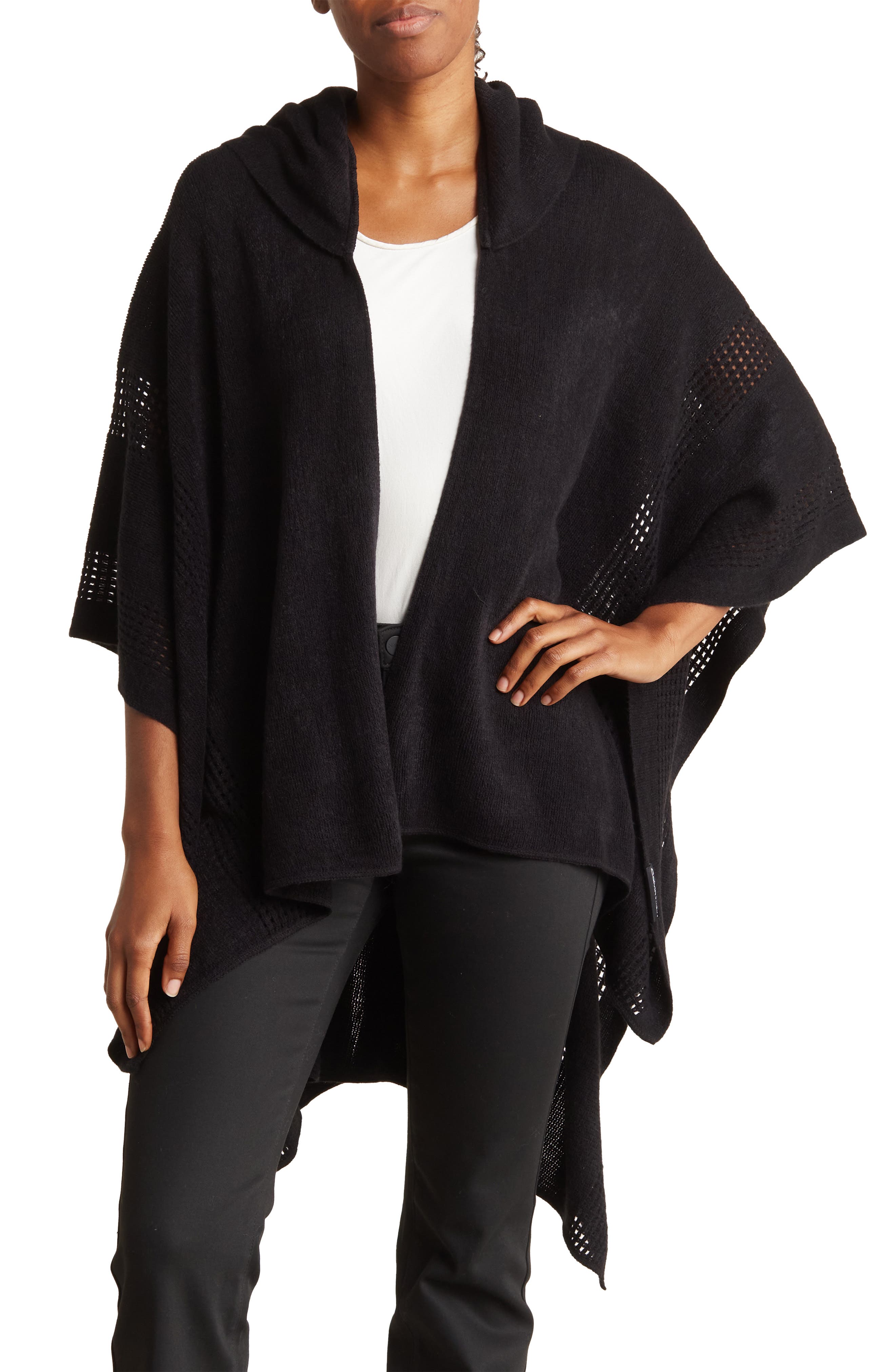 Calvin Klein Hooded Shawl Topper | Nordstromrack