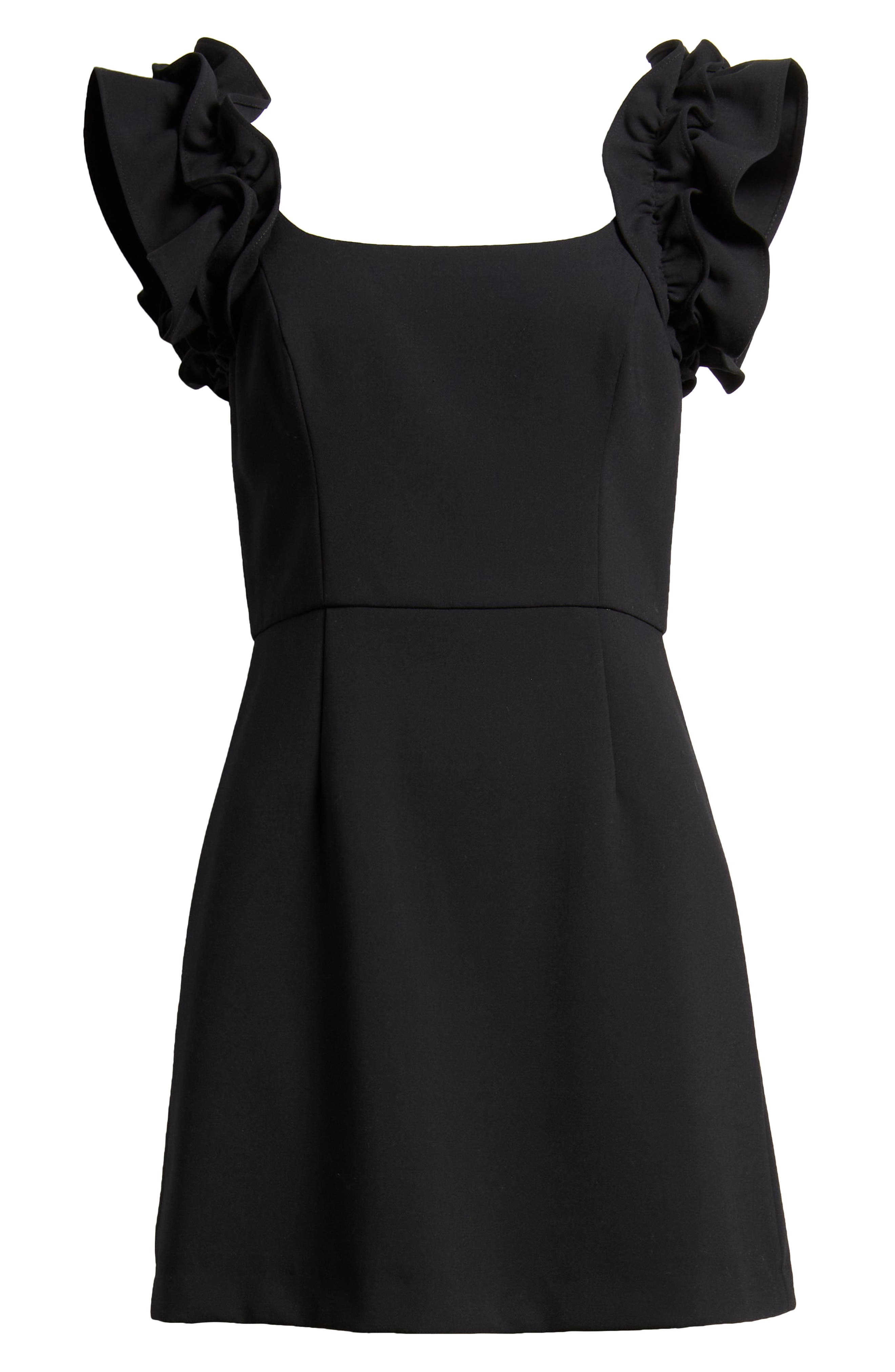 French Connection Whisper Ruffle Sleeve Minidress | Nordstrom